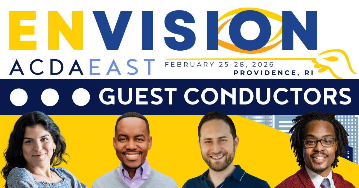 Providence 2026: Guest Conductors - ACDA East