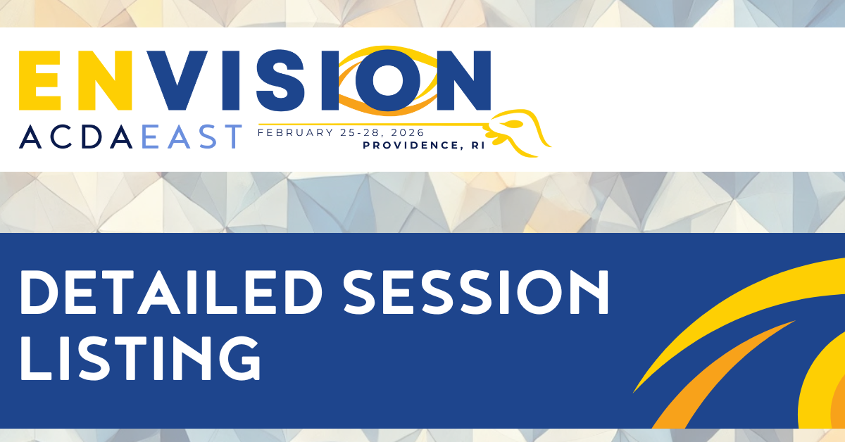 Envision 2026: Interest Sessions - ACDA East